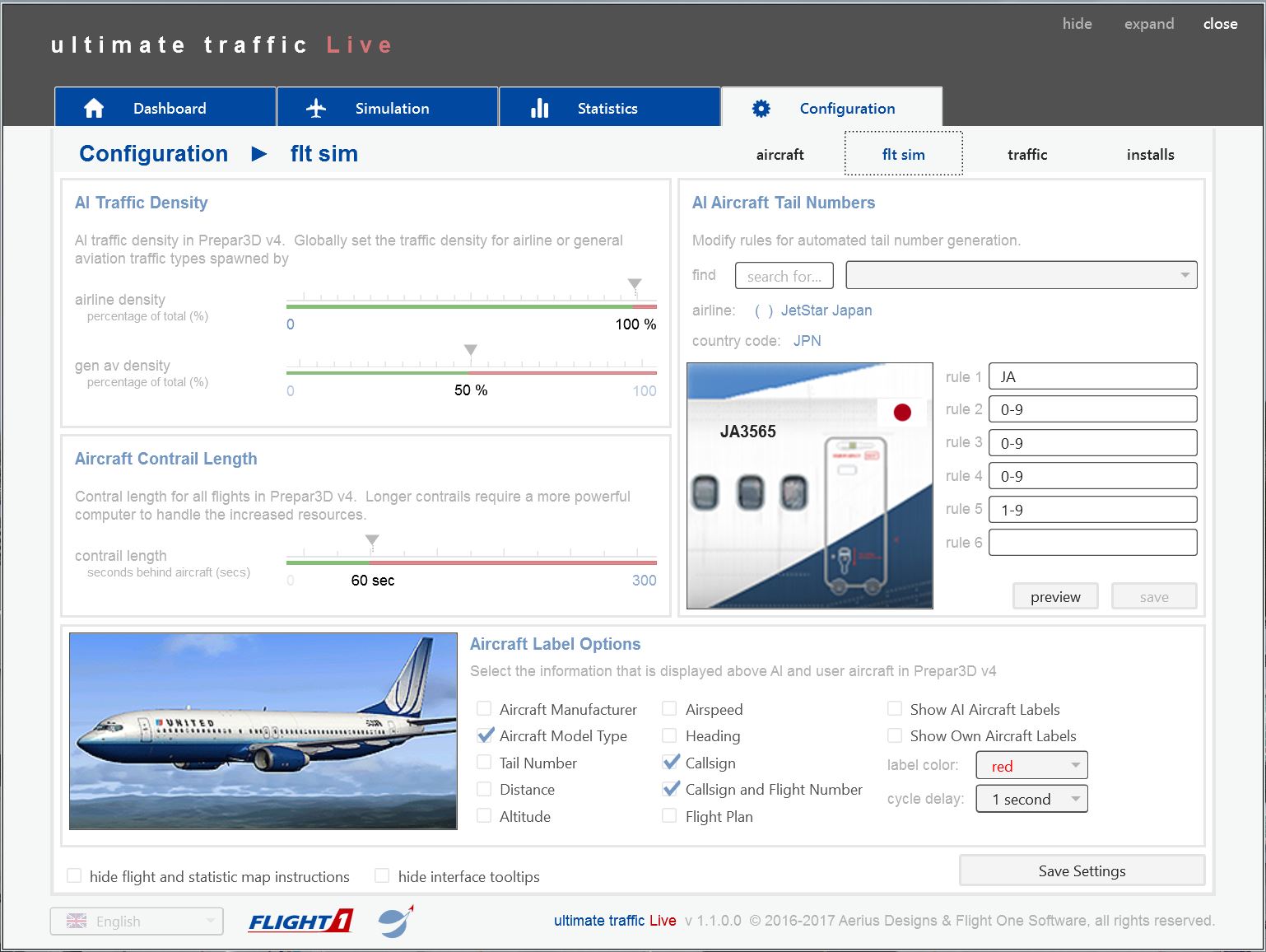 UTL2_configuration_flight sim – monokuro